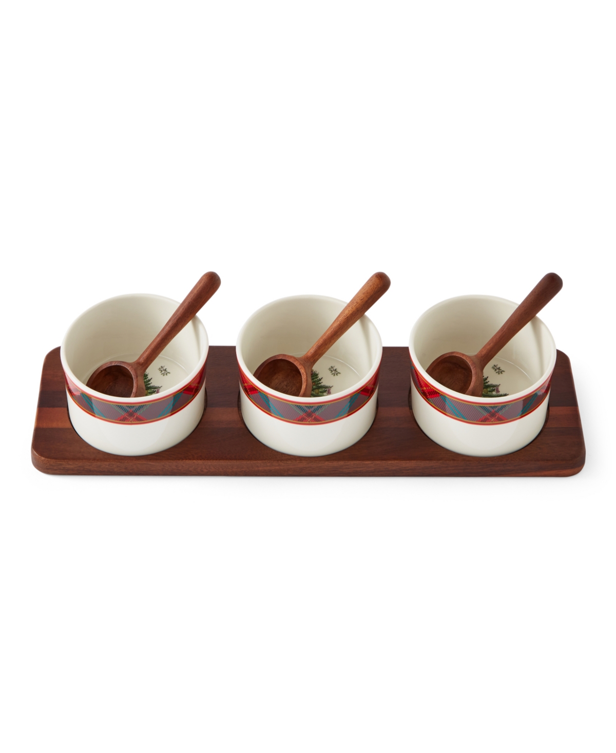 Click here for Spode Christmas Tree Tartan 7-Piece Condiment Set... prices