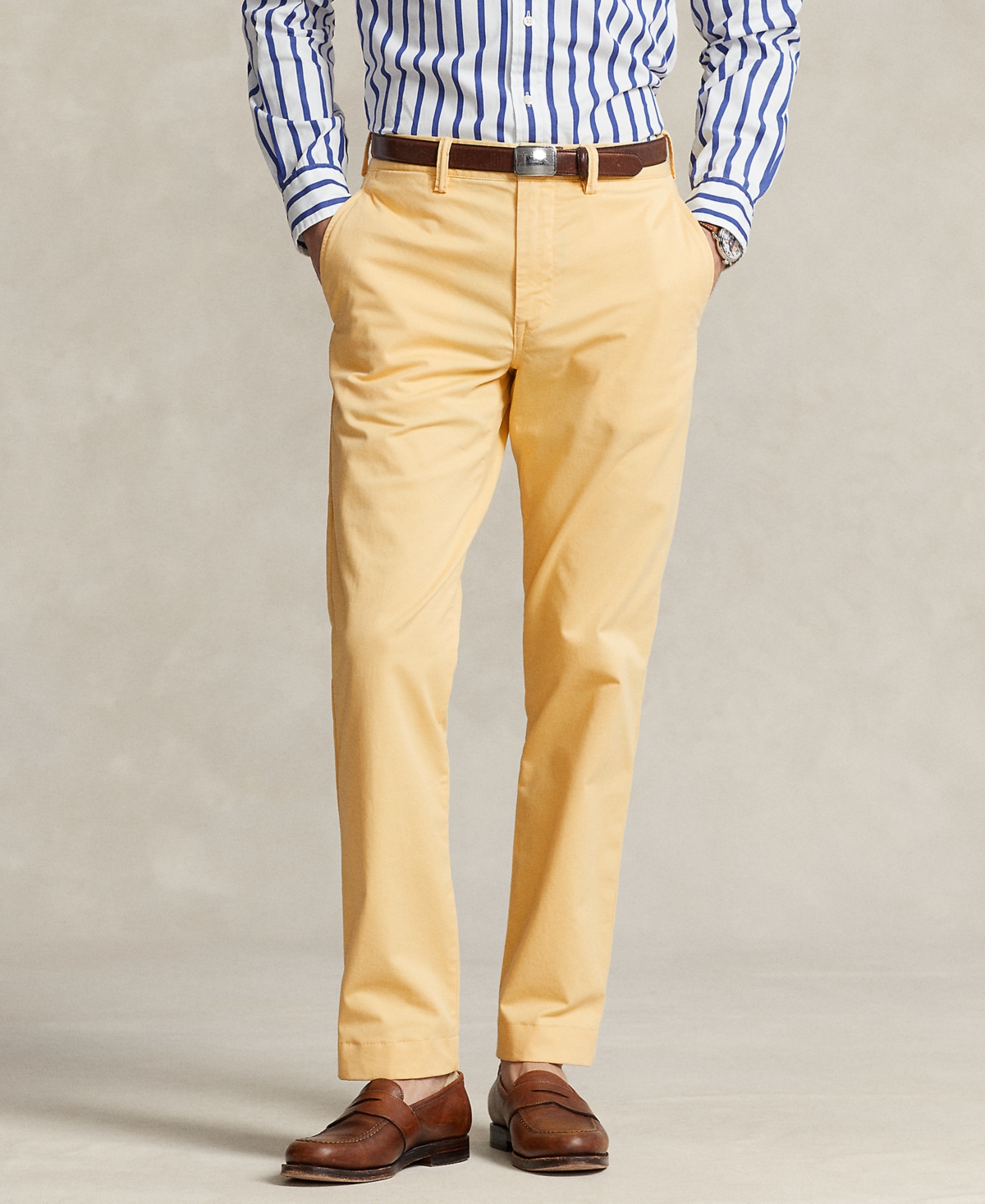 Click here for Polo Ralph Lauren Mens Straight-Fit Washed Stretch... prices