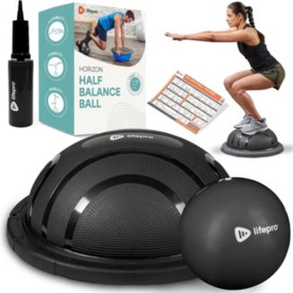 LifePro Half Balance Ball Trainer – Stability Ball for Full Body ...