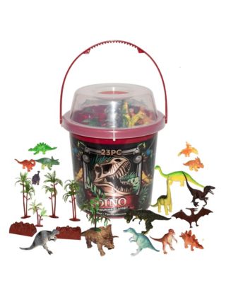 Wild Republic Bucket Dinosaur Figurines, 23 Pieces - Macy's
