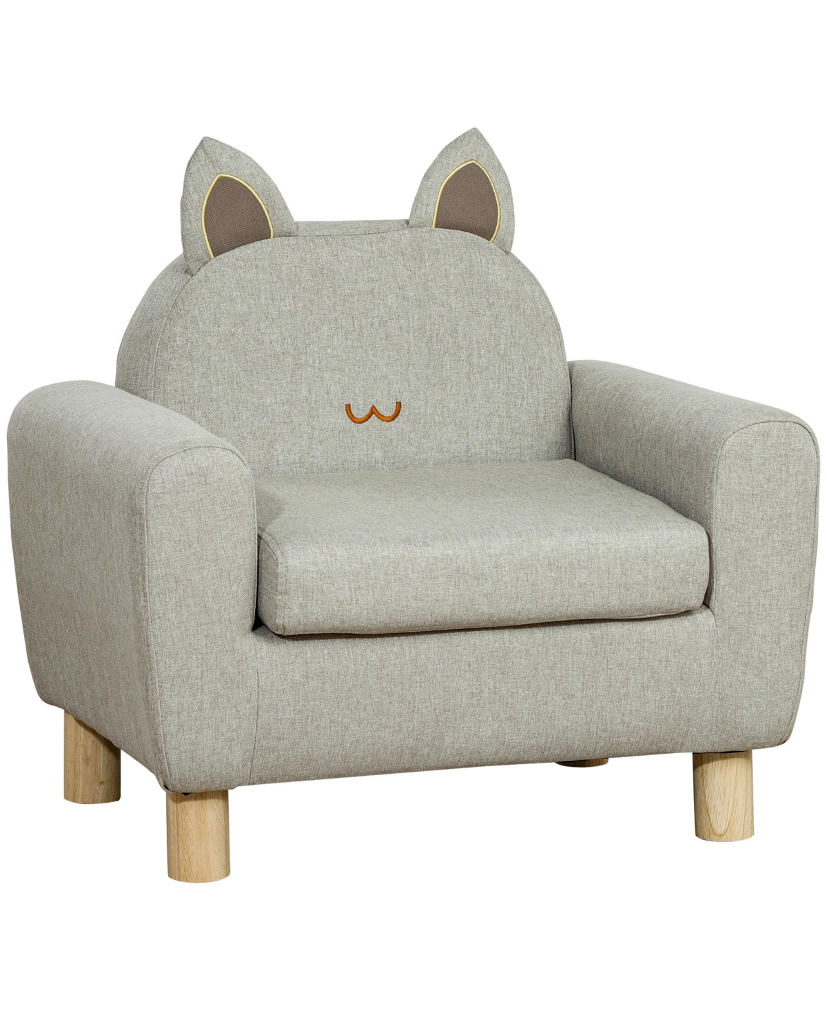 Click here for Qaba Kids Sofa Chair Seat for Toddlers with Kitten... prices