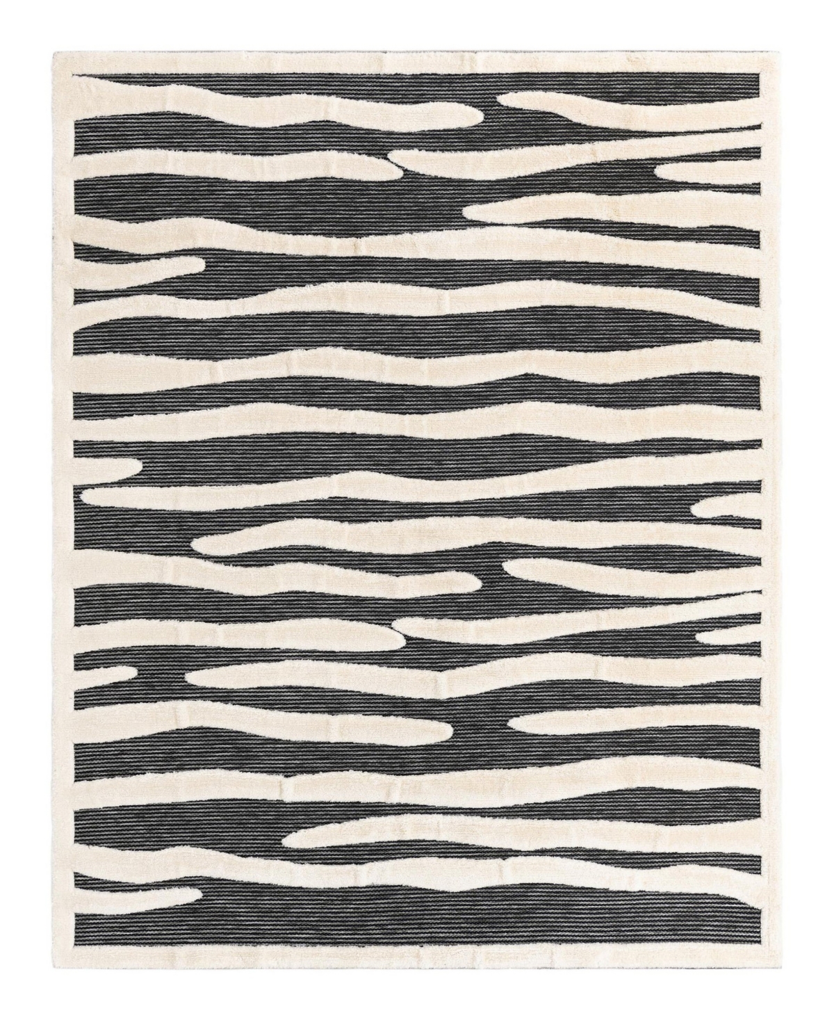 Click here for Bayshore Home Textured Tones Lines 710x10 Area Rug... prices