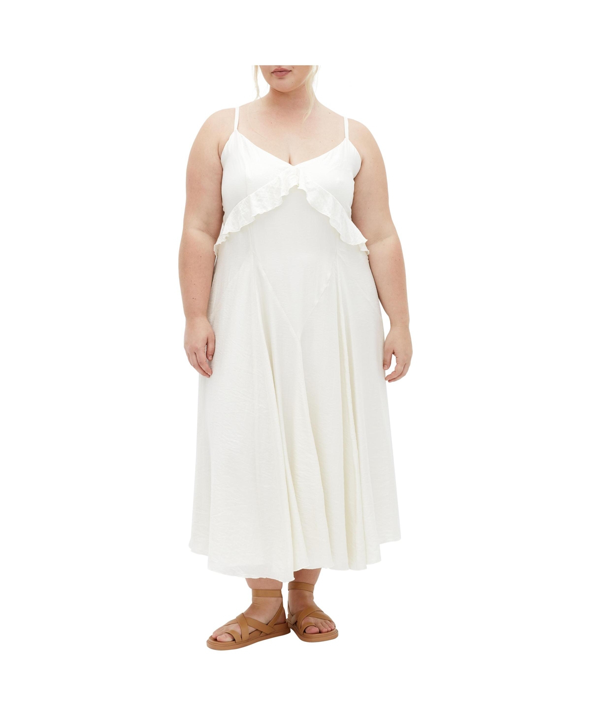 Click here for City Chic Plus Size Clara Maxi Dress - Butter prices