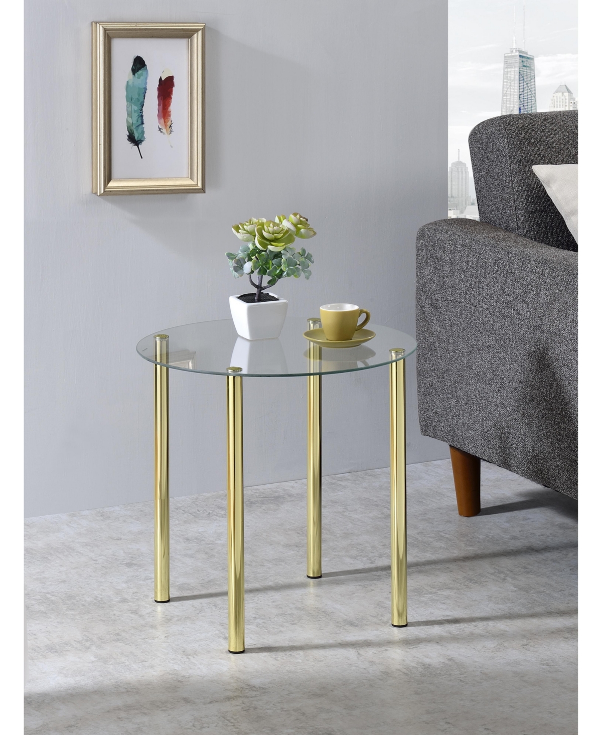 Click here for Kings Brand Furniture Milnai Round Side End Accent... prices