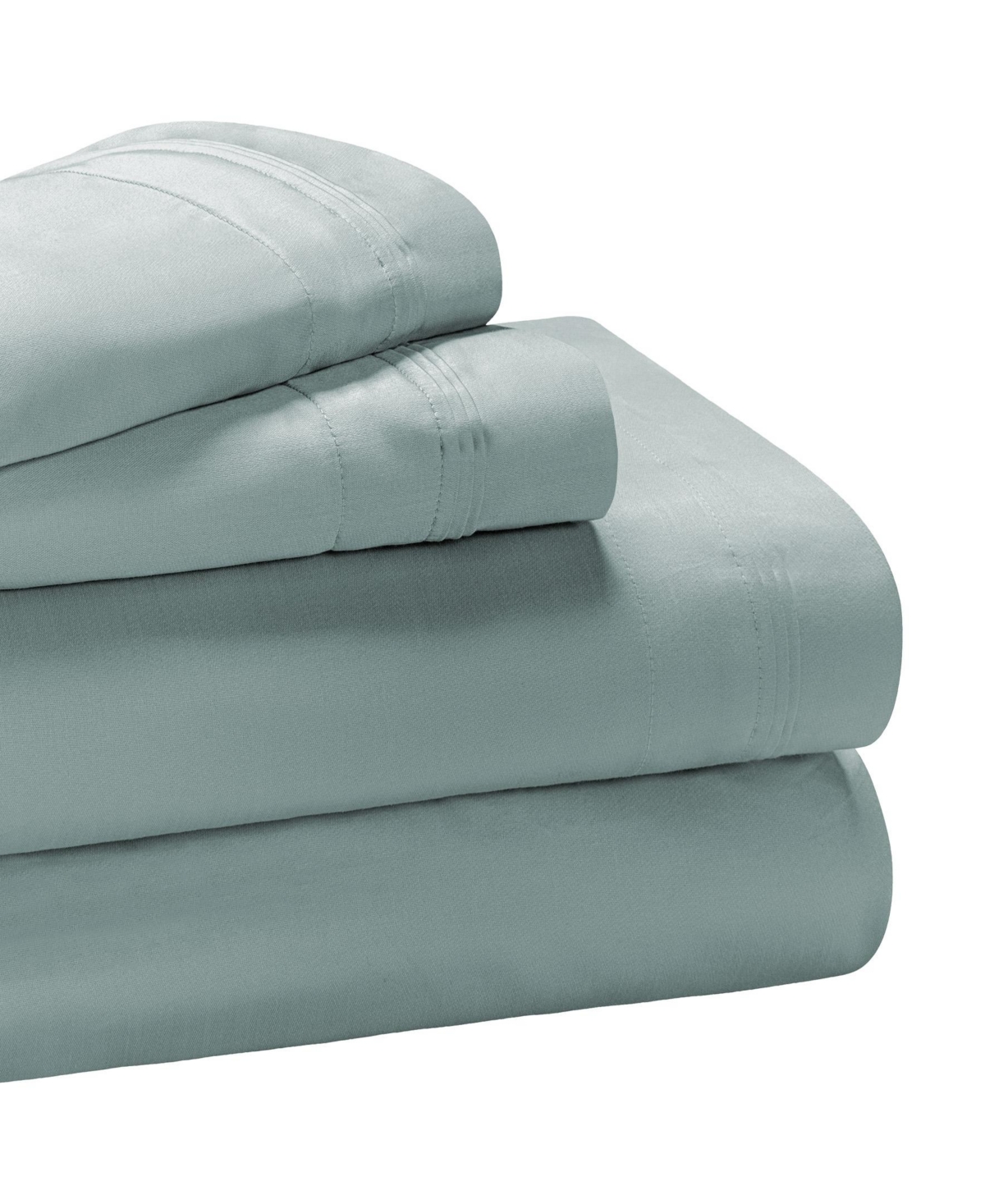 Superior Egyptian Cotton 650 Thread Count Solid Deep Pocket Sheet Set  Olympic Queen - Teal