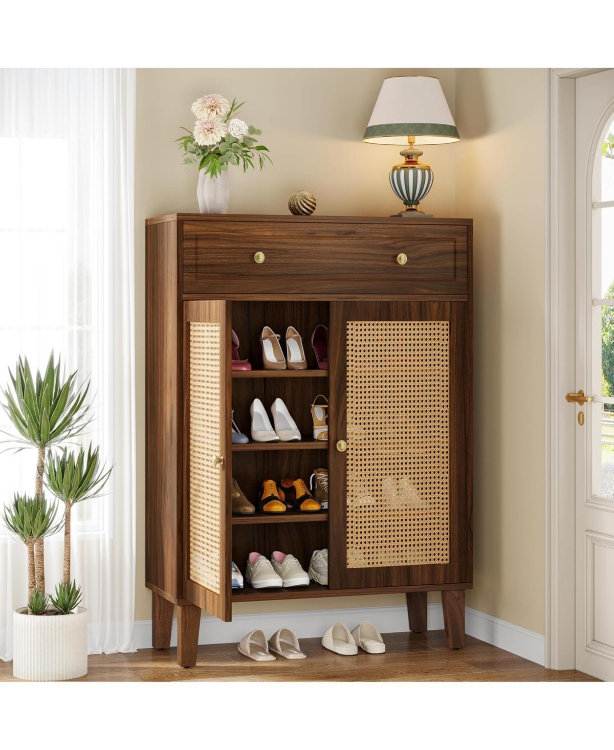 Click here for Tribesigns Shoe Cabinet with Doors and Drawer  Mod... prices