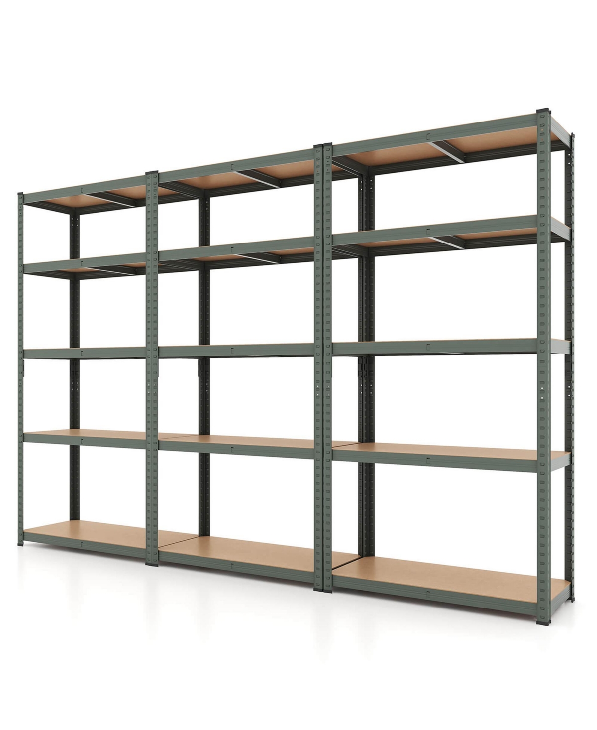 Click here for 3 Pcs 5 Tier Adjustable Garage Shelving Unit with... prices
