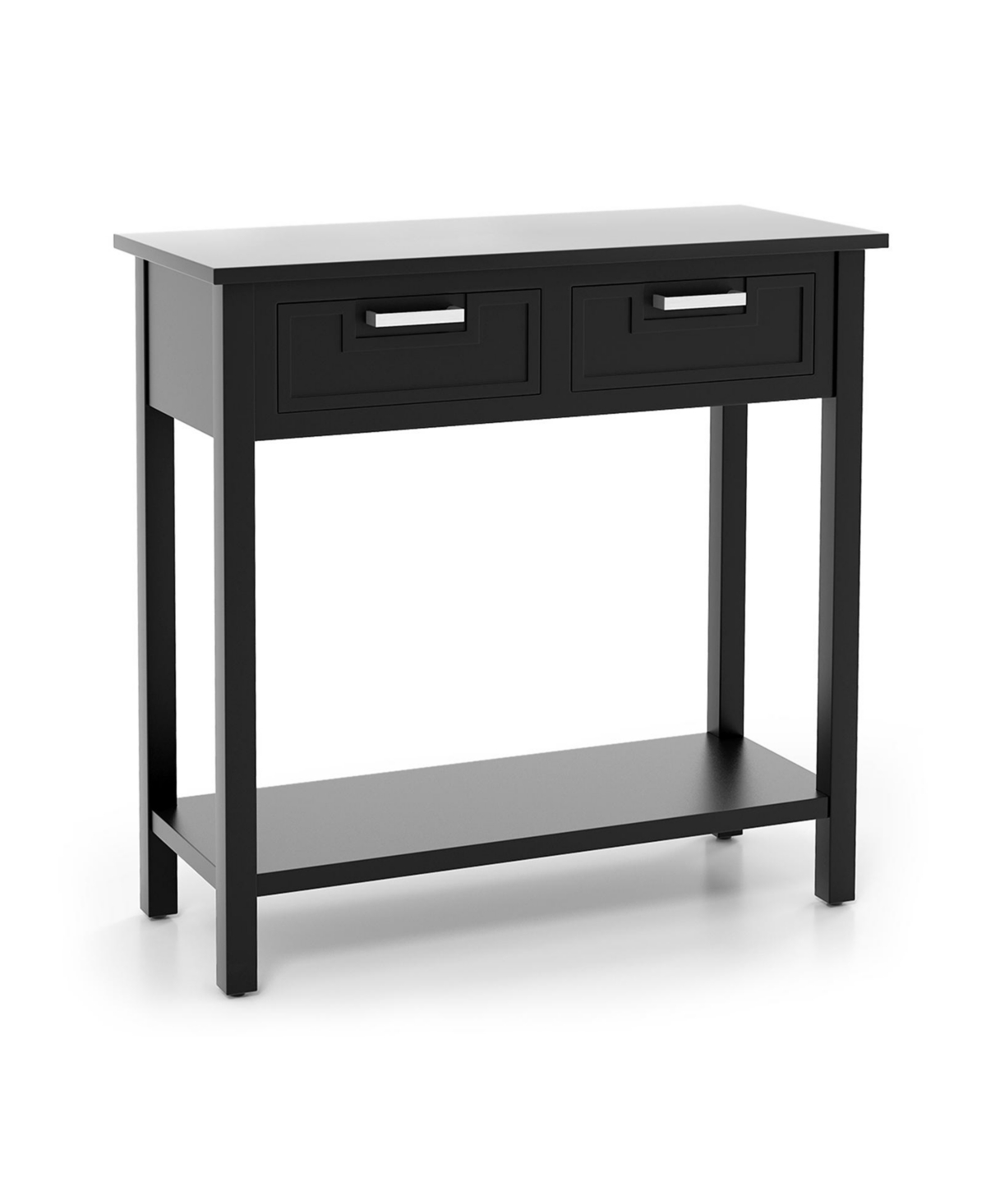 Click here for Gouun Narrow Console Table with Drawers and Open S... prices