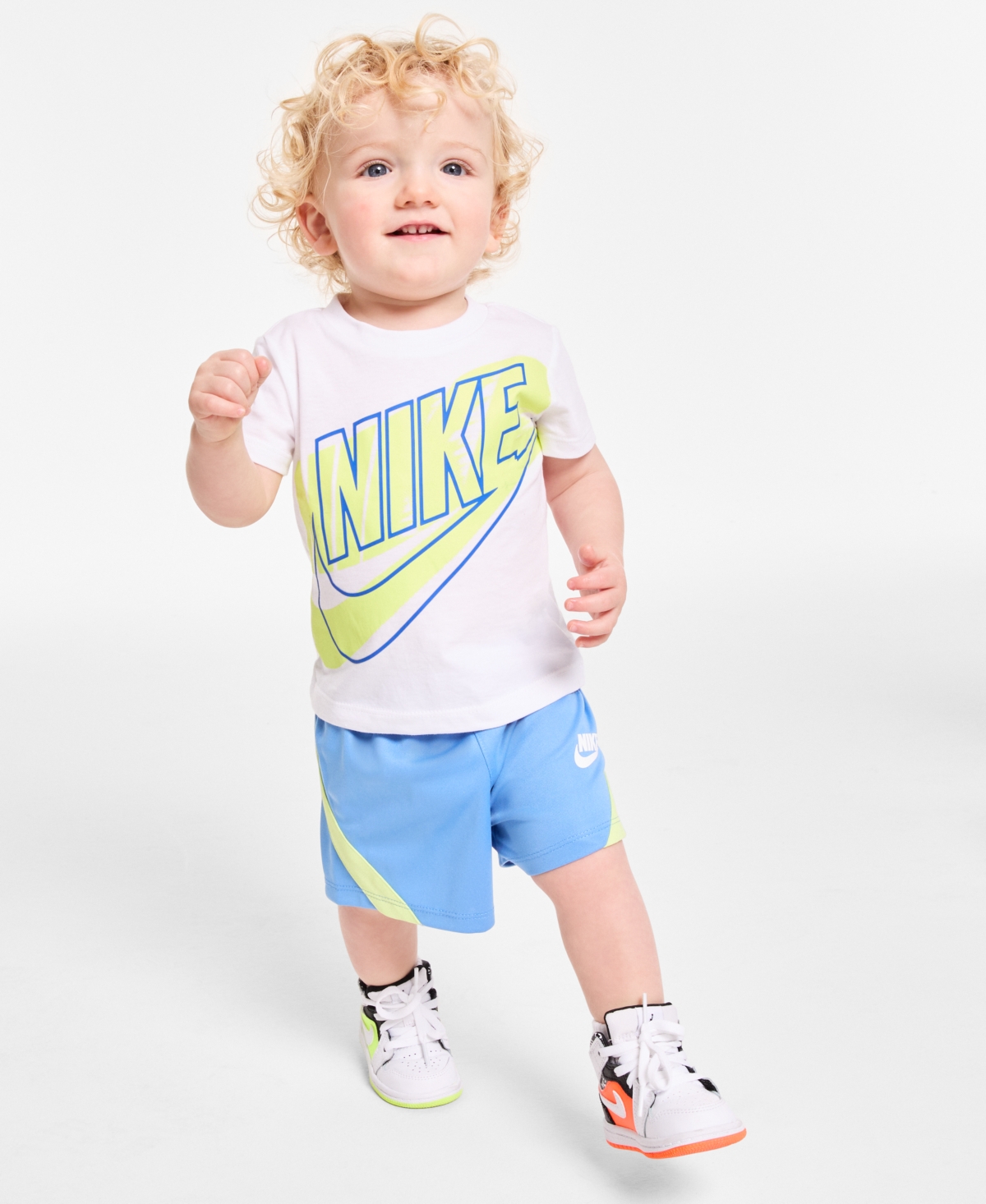 Click here for Nike Baby Boys 2-Pc. Logo T-Shirt & Shorts Set - B... prices