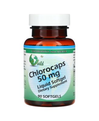 Chlorocaps, 50 mg, 90 Softgels, World Organic - Macy's