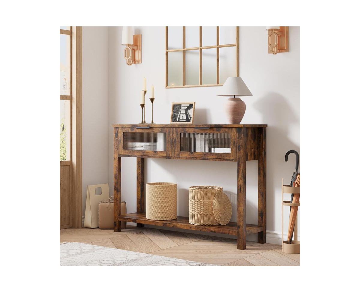 Click here for gaomon Entryway Table  2 Tier Console Table with S... prices