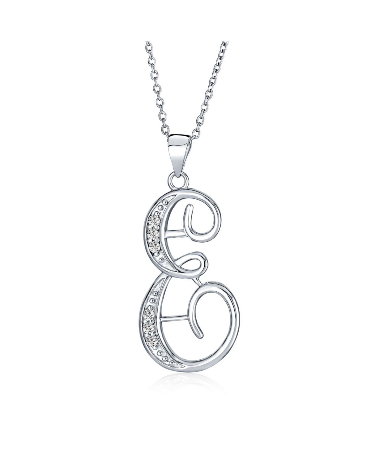 Click here for Bling Jewelry Script Alphabet Initial Pendant Neck... prices