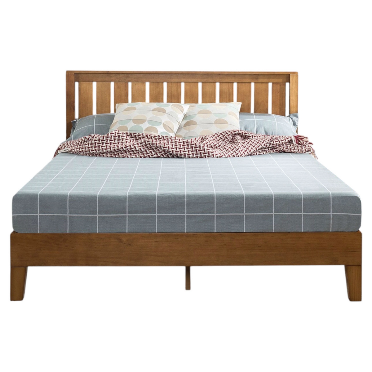 Click here for Slickblue Platform Bed Frame with Headboard - Mode... prices