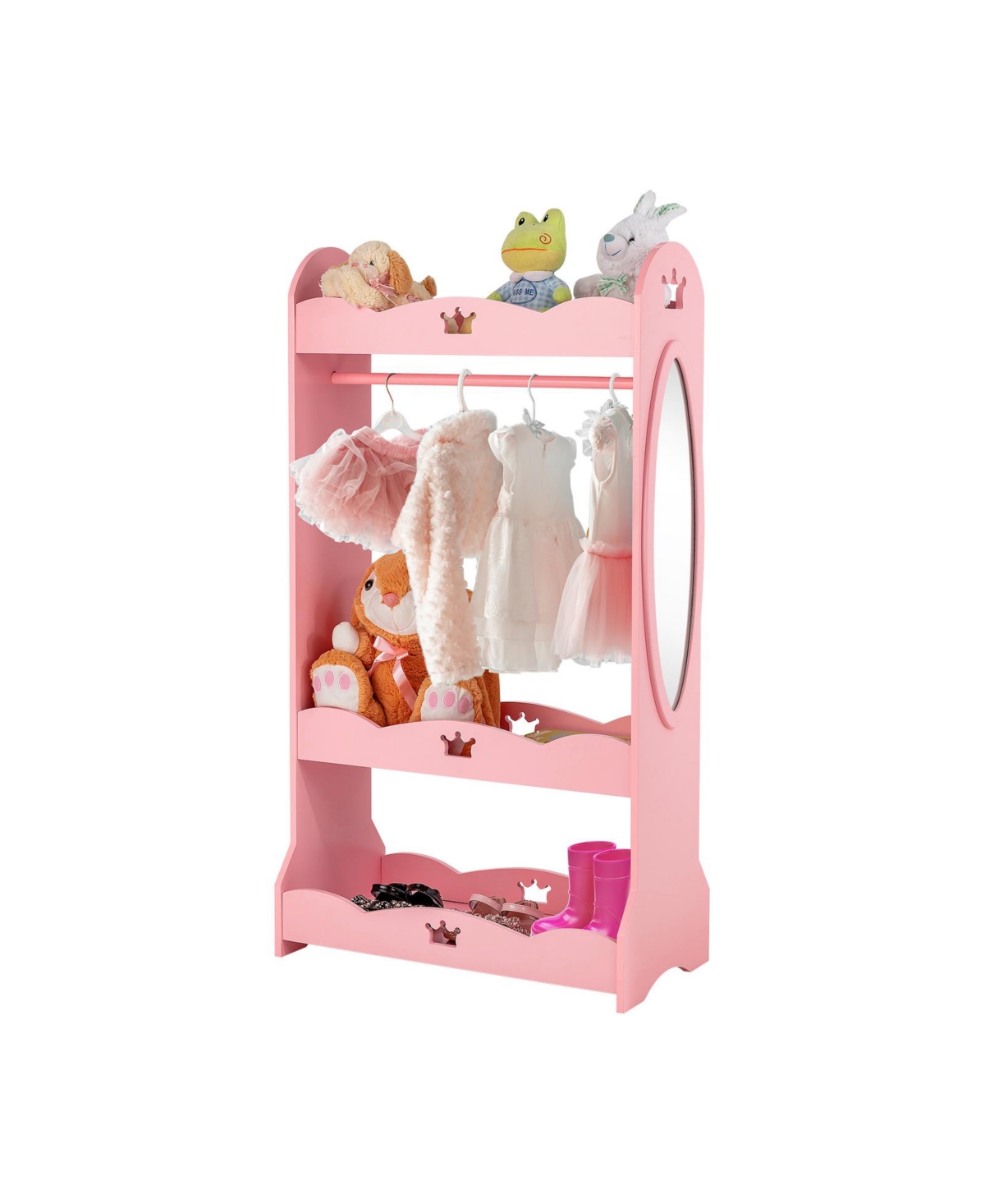 Click here for Gouun Kids Pretend Costume Closet with Mirror - Pi... prices