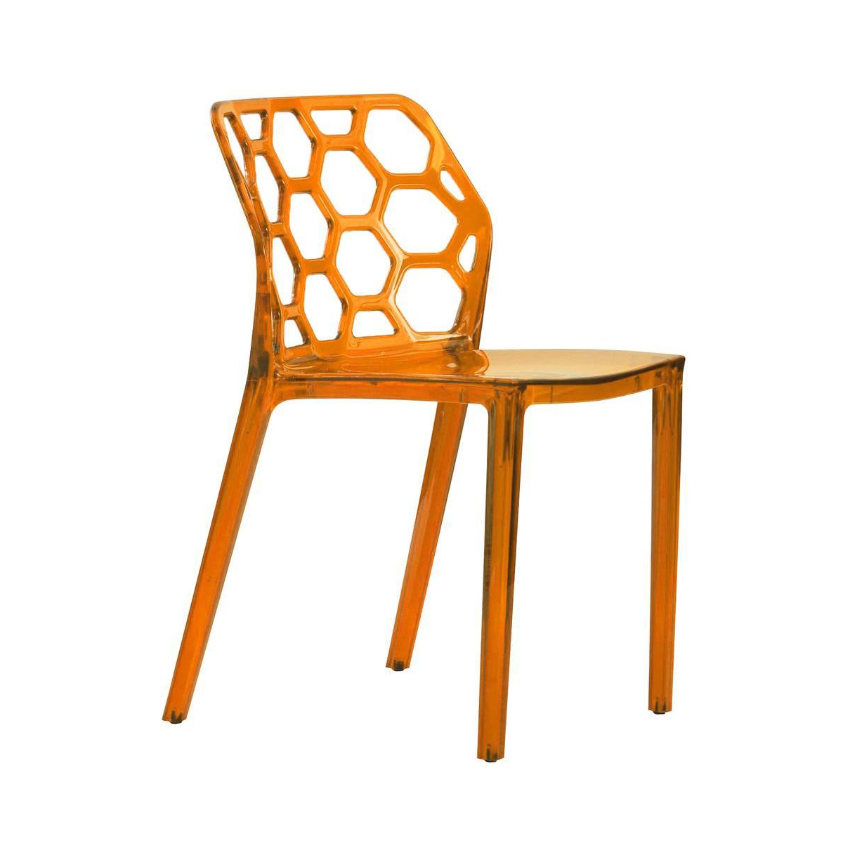Click here for LeisureMod Modern Dynamic Dining Chair - Orange prices