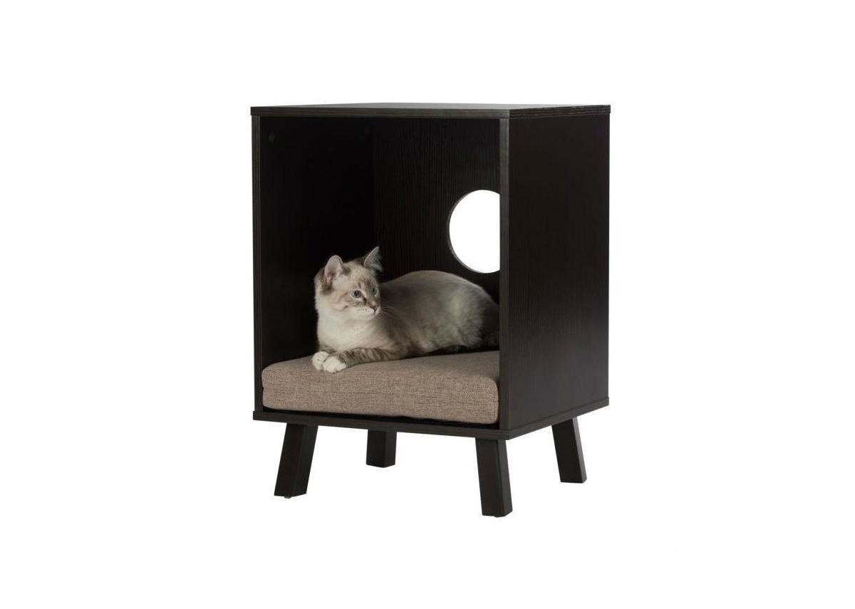 Click here for Slickblue Sturdy Modern Cat End Table Cat Bed Cube... prices