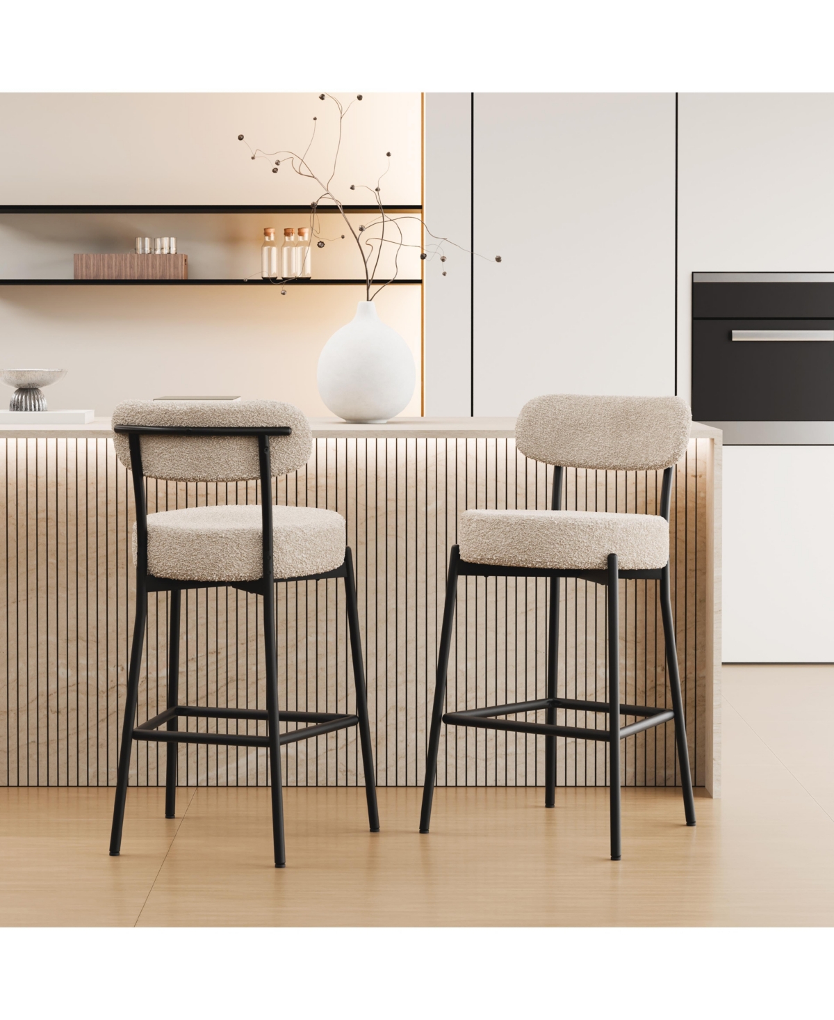 Click here for Dyhome Bar Stools Set of 2  27 Inches Counter Heig... prices