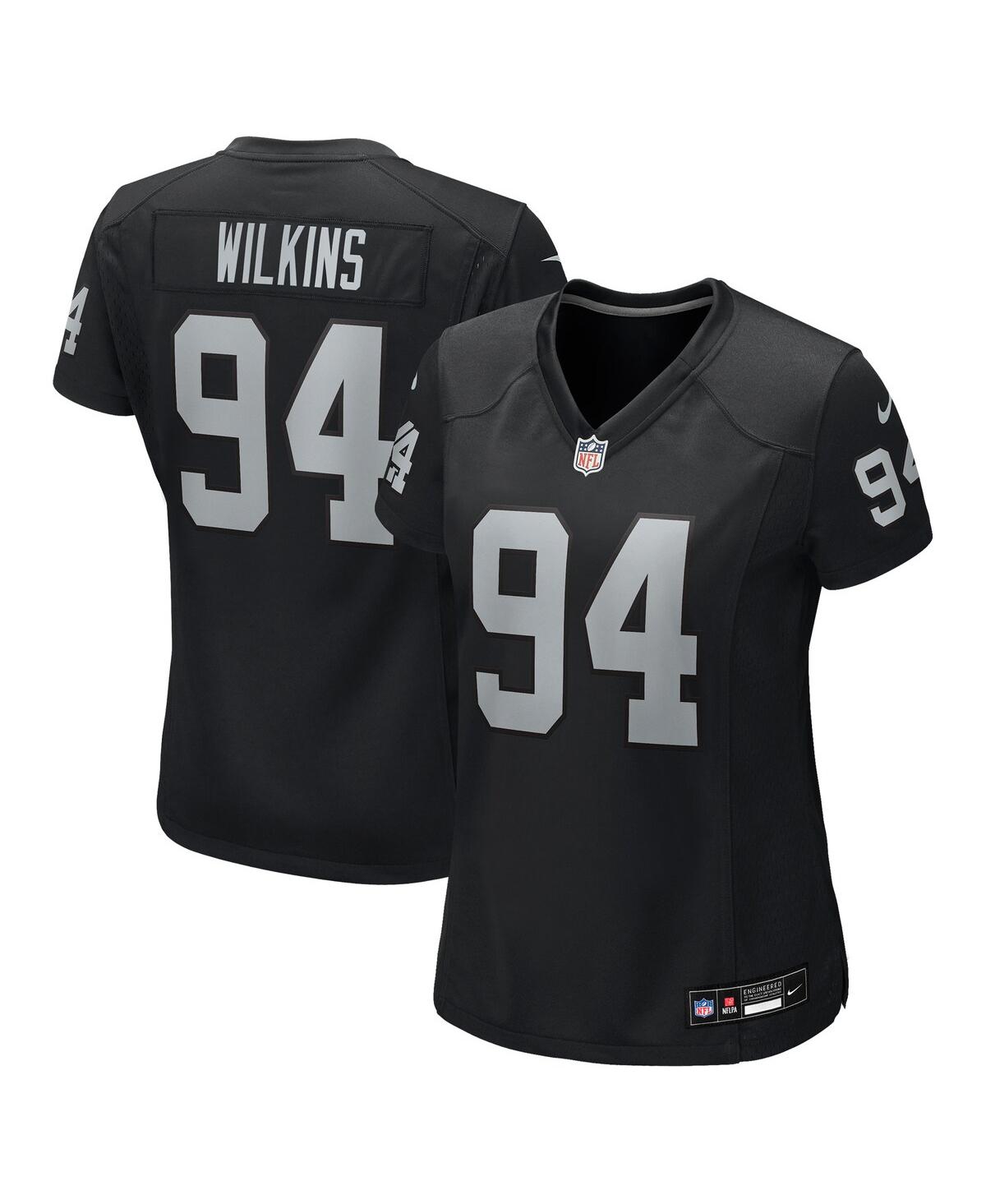Click here for Nike Womens Christian Wilkins Black Las Vegas Raid... prices