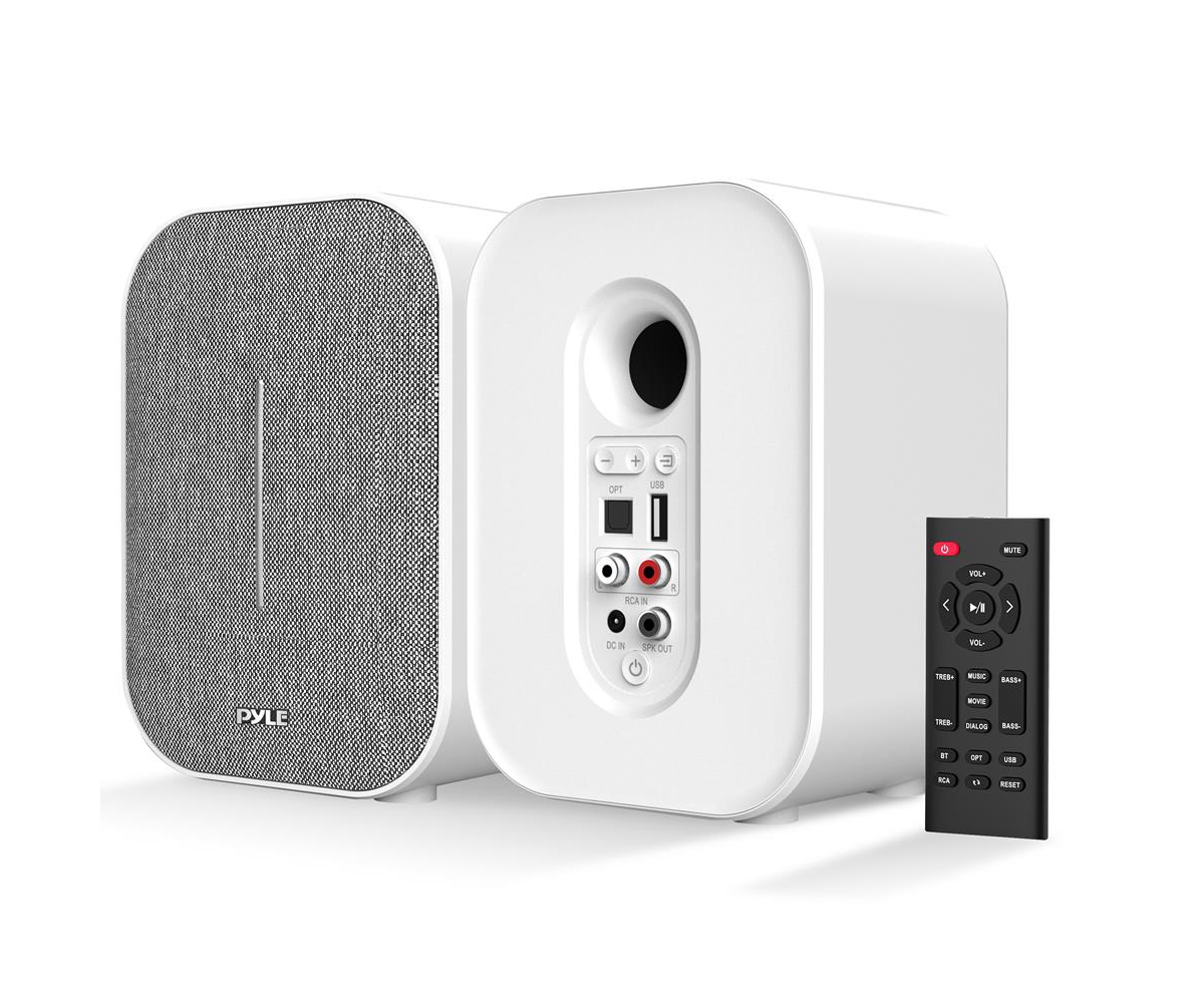 Click here for Pyle Hi-Fi Home Bookshelf Monitor Speakers  Blueto... prices