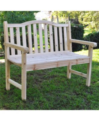 Comfortable outdoor bench store