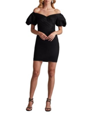 Tadashi Shoji Women's Sofie Puff Sleeve Mini Dress - Macy's