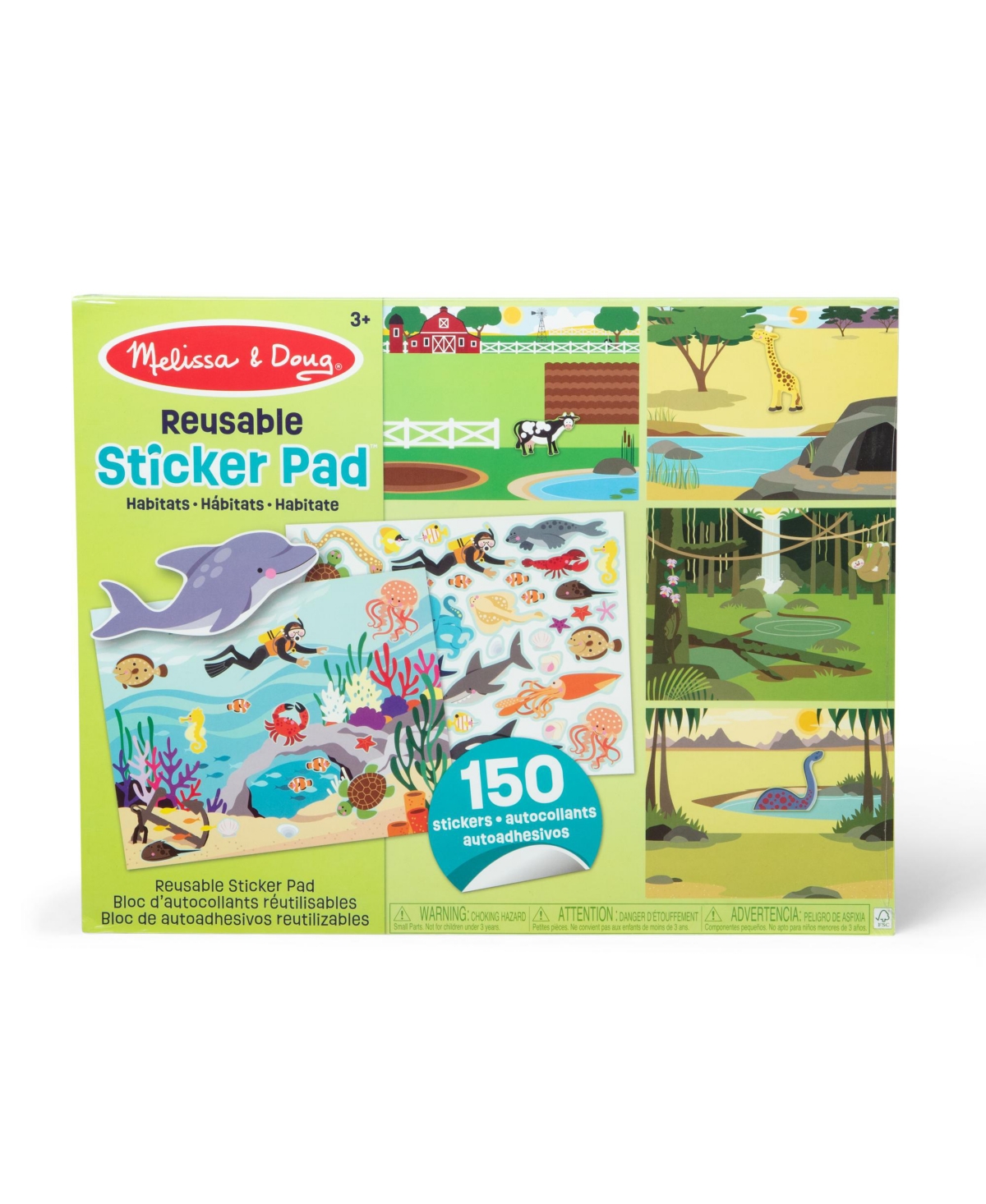 Click here for Melissa and Doug Sticker Pad Habitats - Multicolor prices