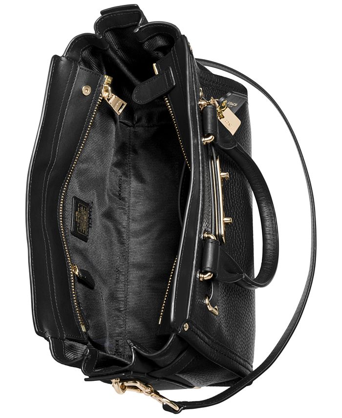 COACH Swagger 27 in Pebble Leather - Macy's