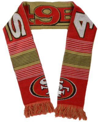 Forever Collectibles San Francisco 49ers Reversible Split Logo Scarf ...