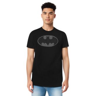 Batman Mens Chainmail Shield Short Sleeve Adult Tee / T-Shirt - Macy's