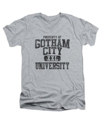 Batman Men's Property Of Gcu Short Sleeve Adult V Neck Tee / T-Shirt ...