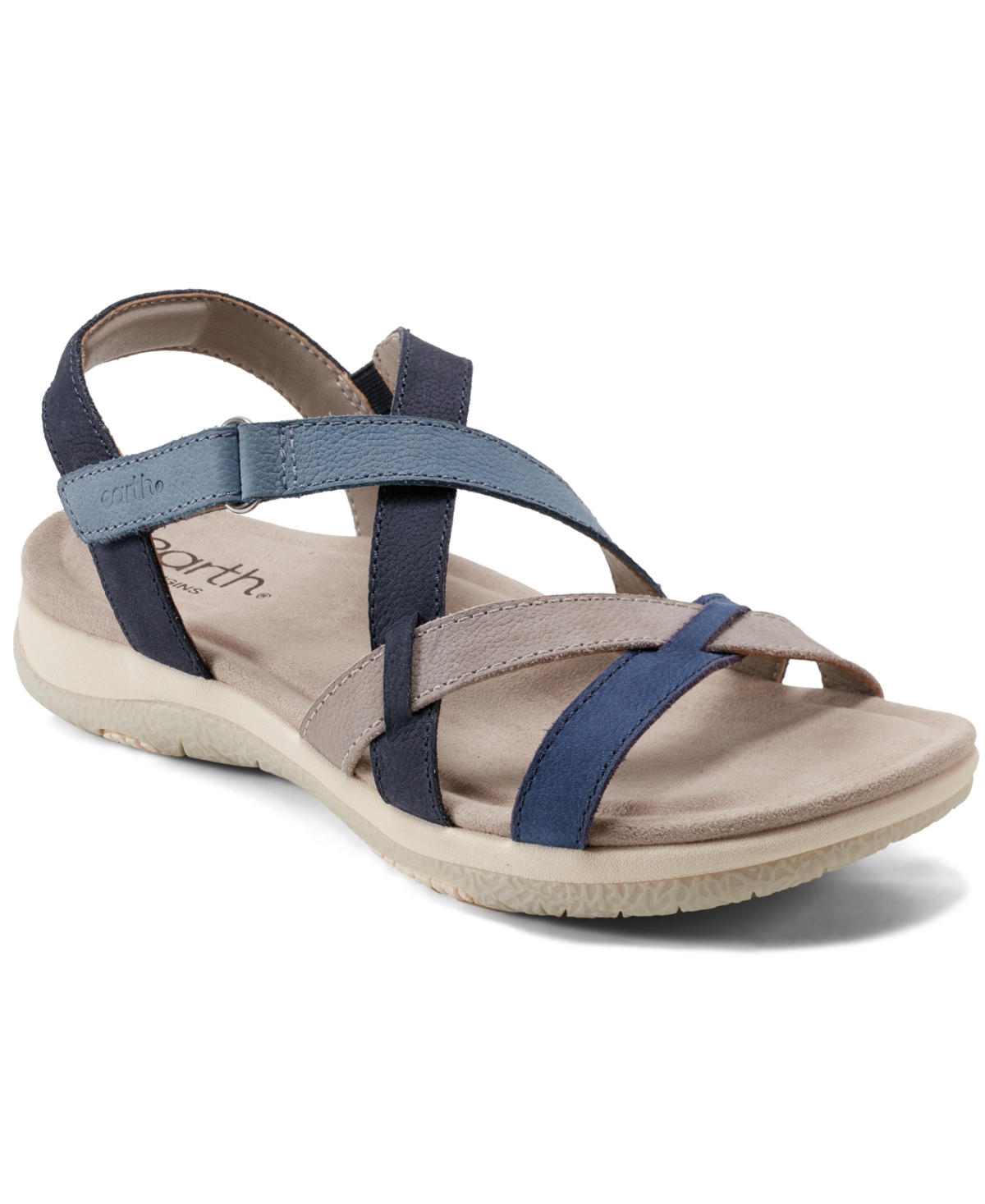 Click here for Earth Womens Sterling Strappy Sporty Sandals - Blu... prices