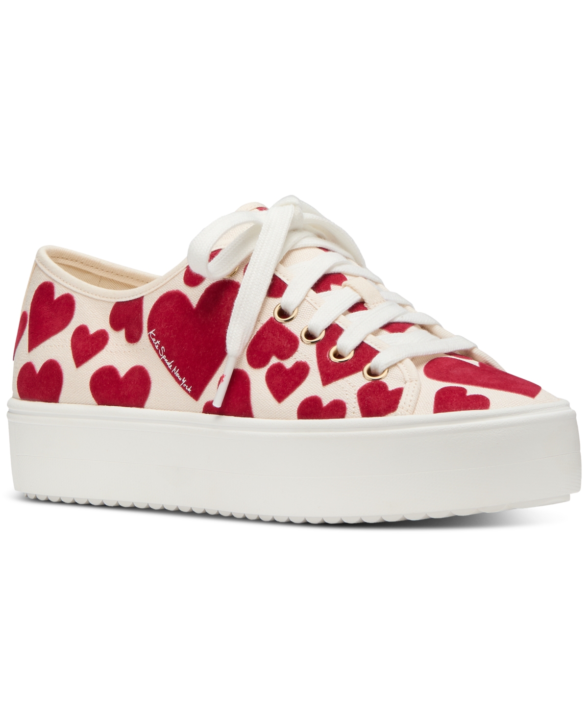 Click here for Kate Spade New York Womens Serve Lace-Up Sneakers... prices