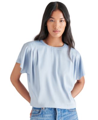 Steve Madden Women's Noah Pleated Top - Macy's