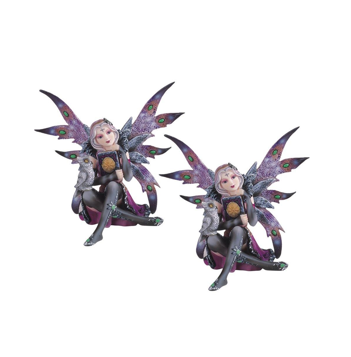 Click here for Fc Design 2-pc Set 6W Purple Fairy Reading with an... prices