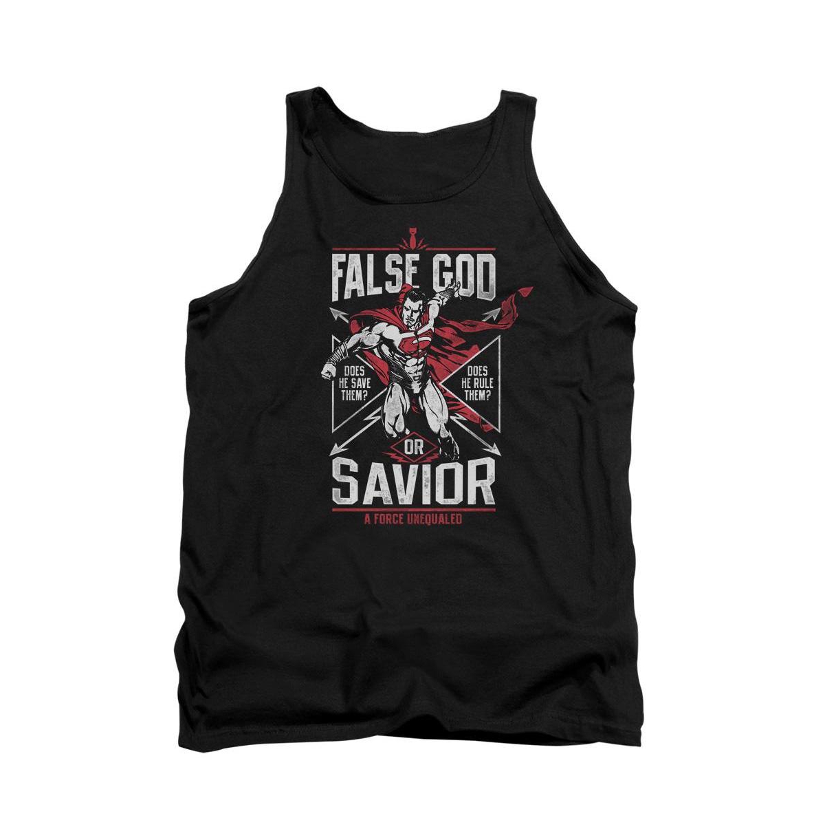 Click here for Batman V Superman Mens False God Or Savior Adult T... prices