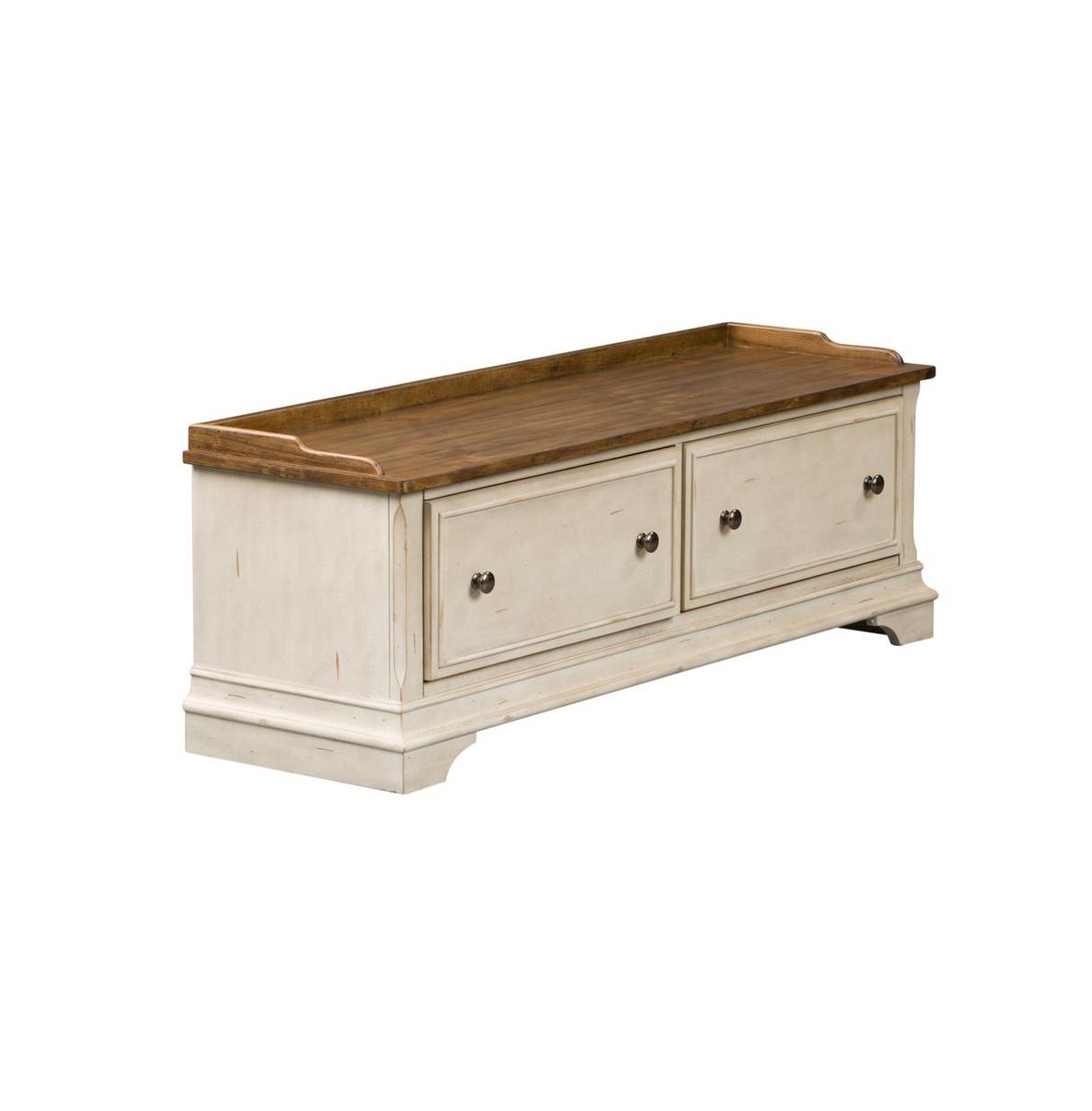 Click here for Liberty Furniture Storage Hall Bench - White prices