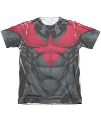 Batman Men's Nightwing Red Uniform Adult Poly/Cotton Short Sleeve Tee ...
