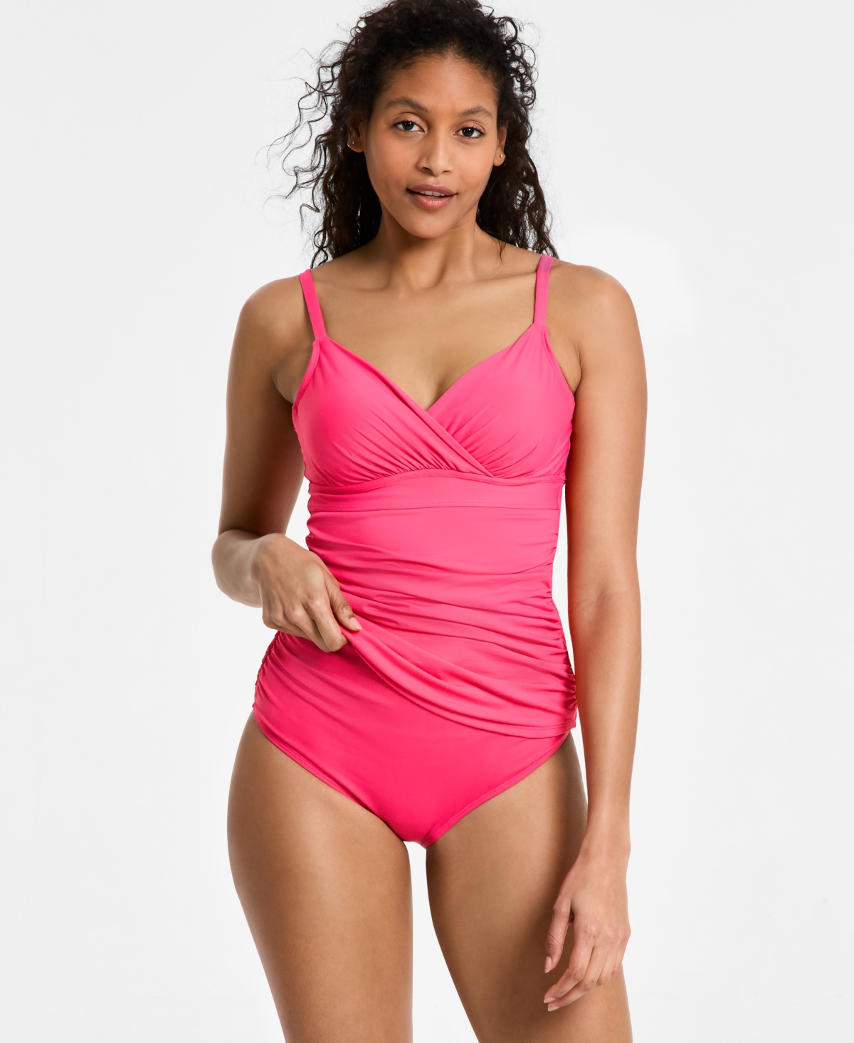 Click here for Anne Cole Womens Surplice Underwire Tankini Top -... prices