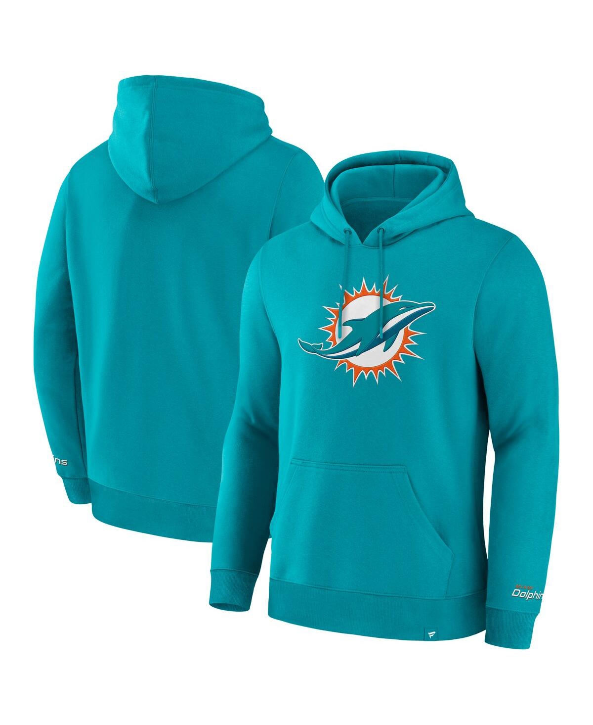 Click here for Fanatics Mens Aqua Miami Dolphins Legacy Fleece Pu... prices