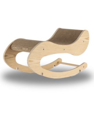 Armarkat Real Wood Medium Cat Rocking Chair with Detachable Swing ...