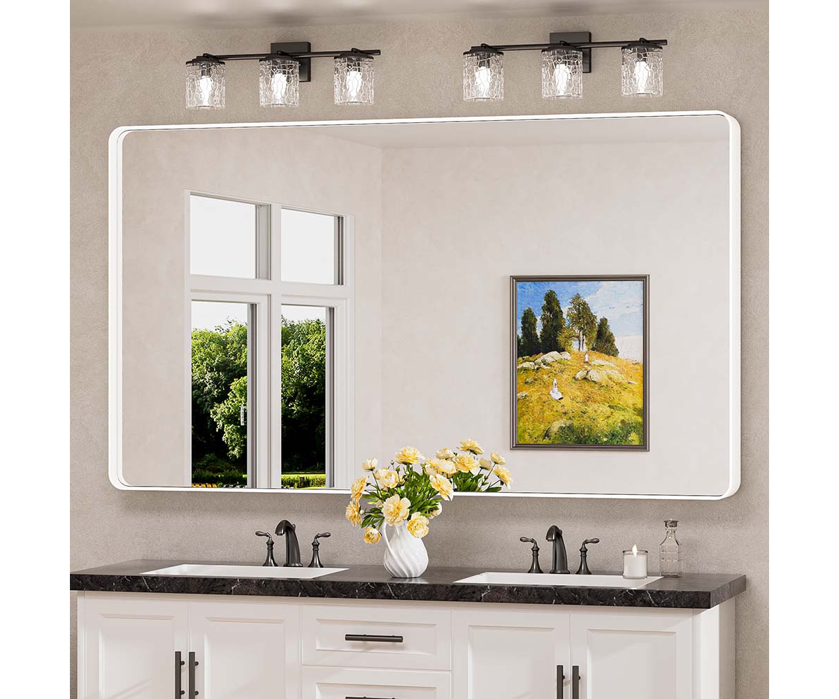 Click here for Keonjinn 60x36 Inch Brushed Gold Bathroom Vanity M... prices
