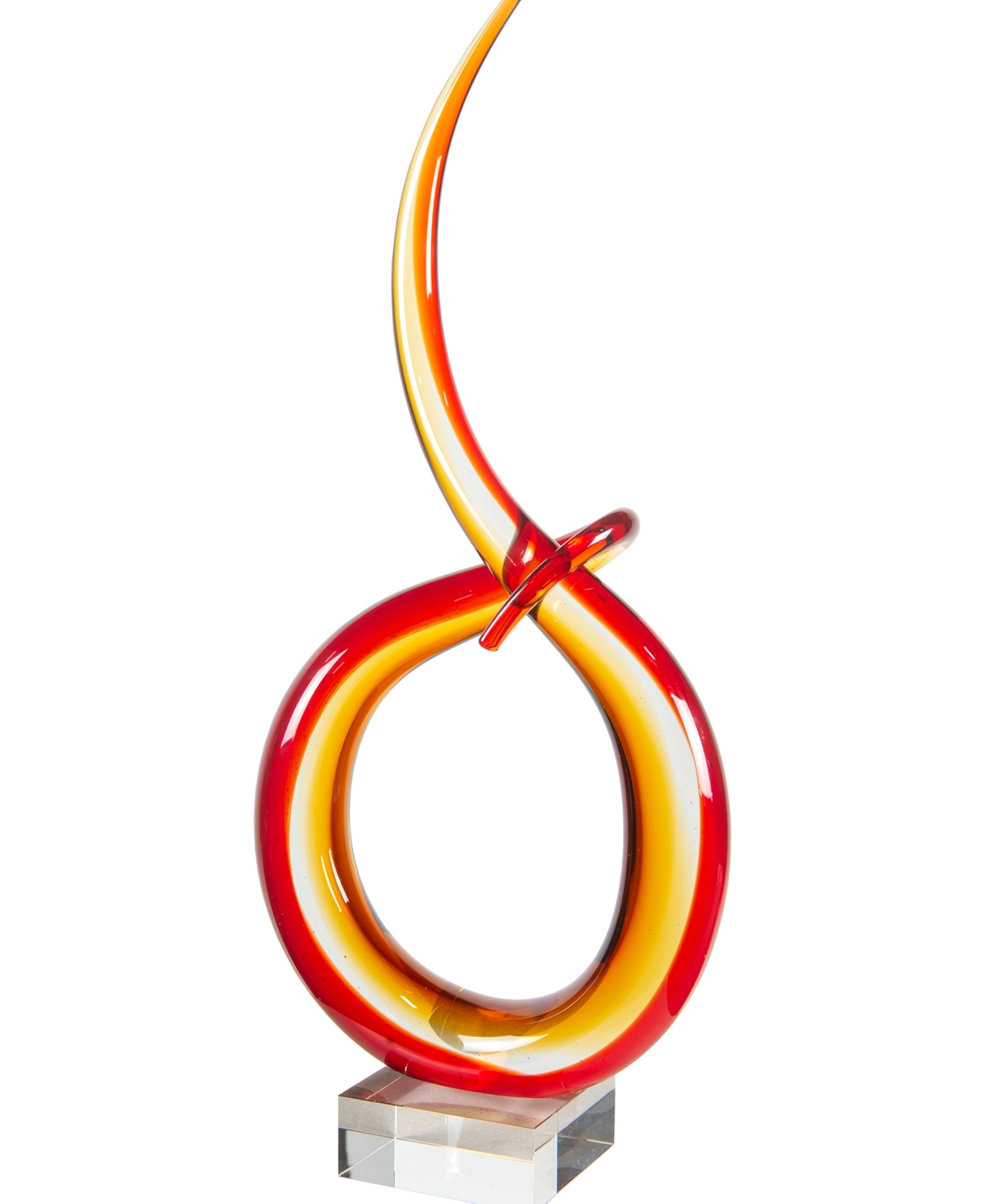 Click here for Dale Tiffany 21.25 Bellave Art Glass Sculpture - R... prices