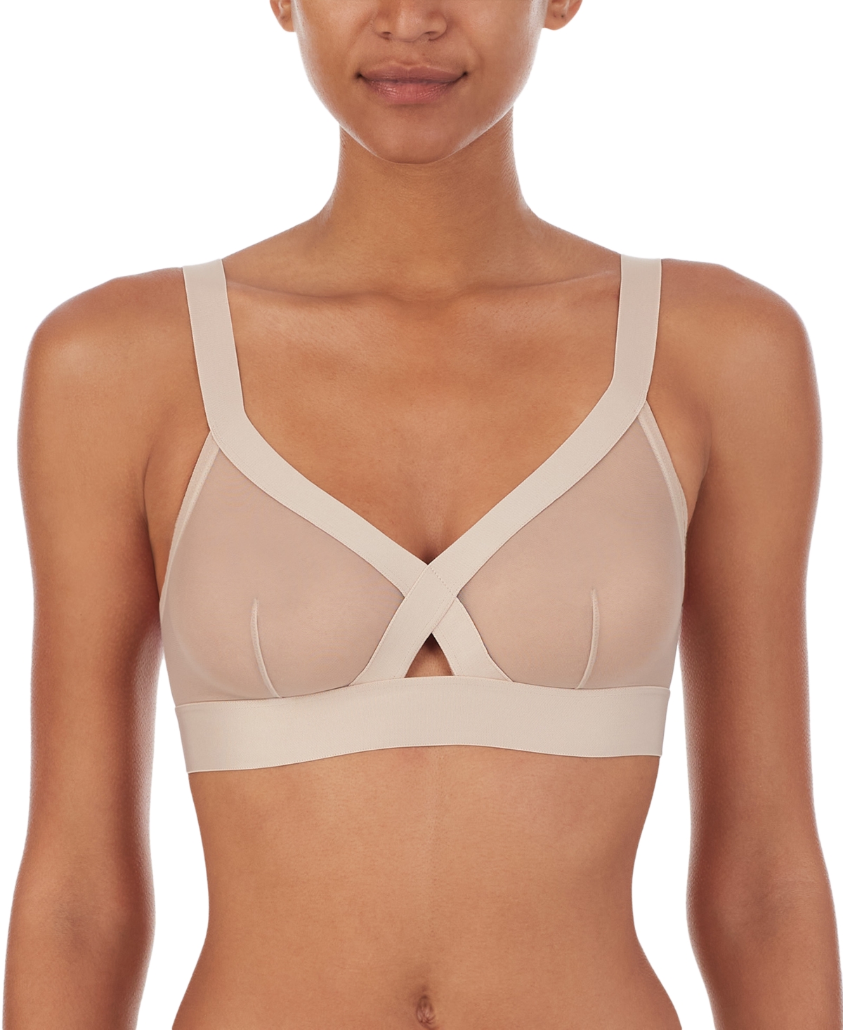 Click here for Dkny Womens Sheers Unlined Mesh Bralette Bra DK408... prices