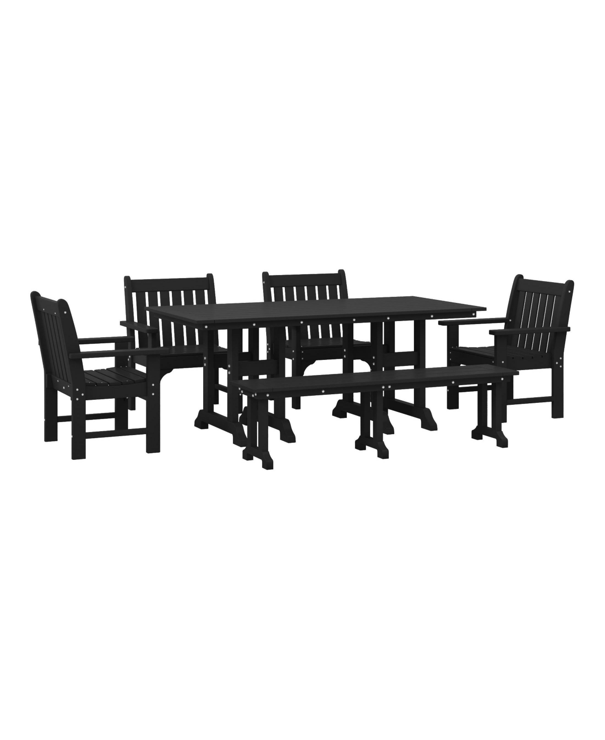 Click here for WestinTrends 6-Piece Hdpe Outdoor Rectangle Dining... prices
