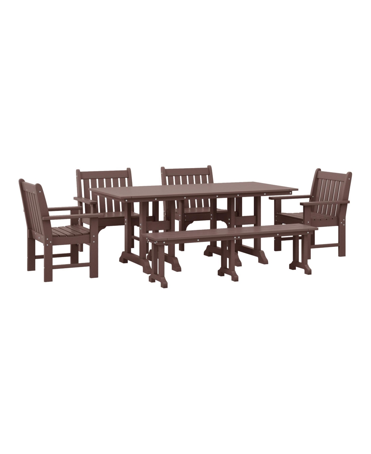 Click here for WestinTrends 6-Piece Hdpe Outdoor Rectangle Dining... prices