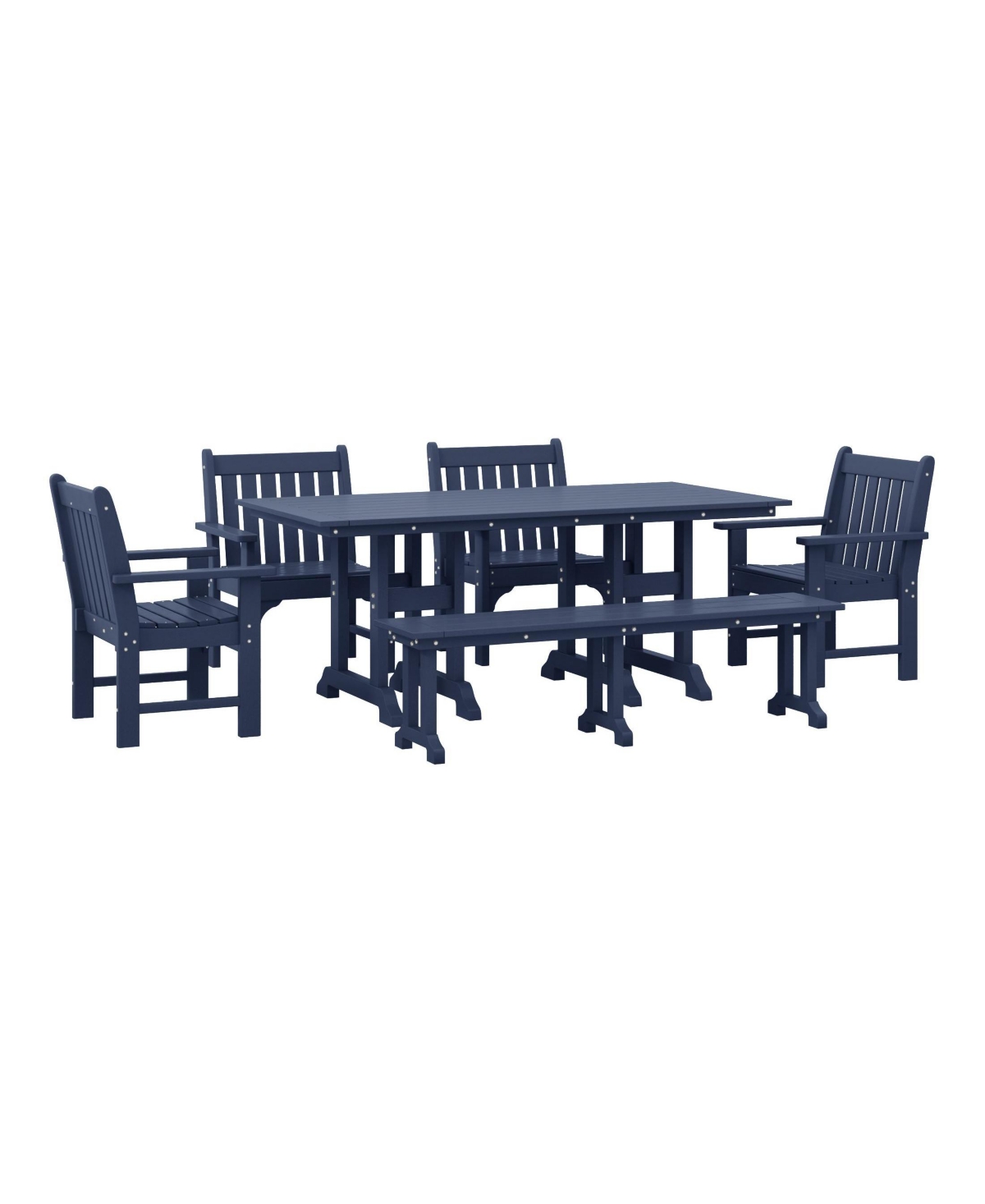 Click here for WestinTrends 6-Piece Hdpe Outdoor Rectangle Dining... prices