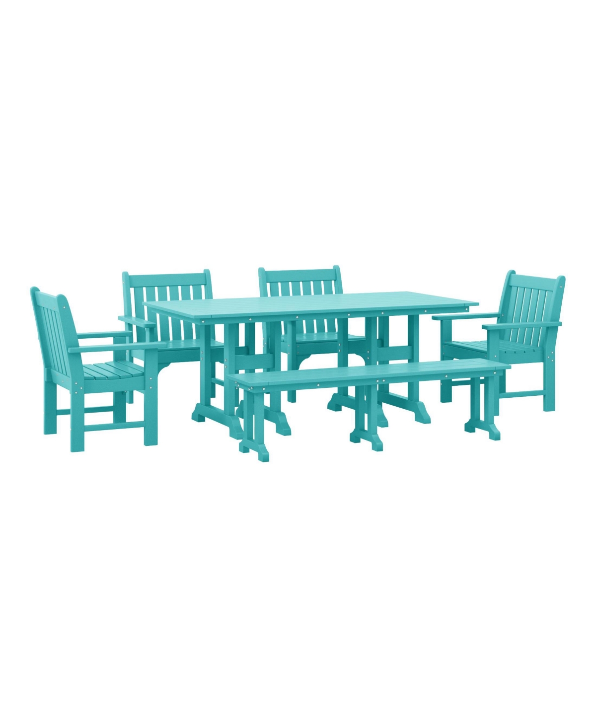 Click here for WestinTrends 6-Piece Hdpe Outdoor Rectangle Dining... prices