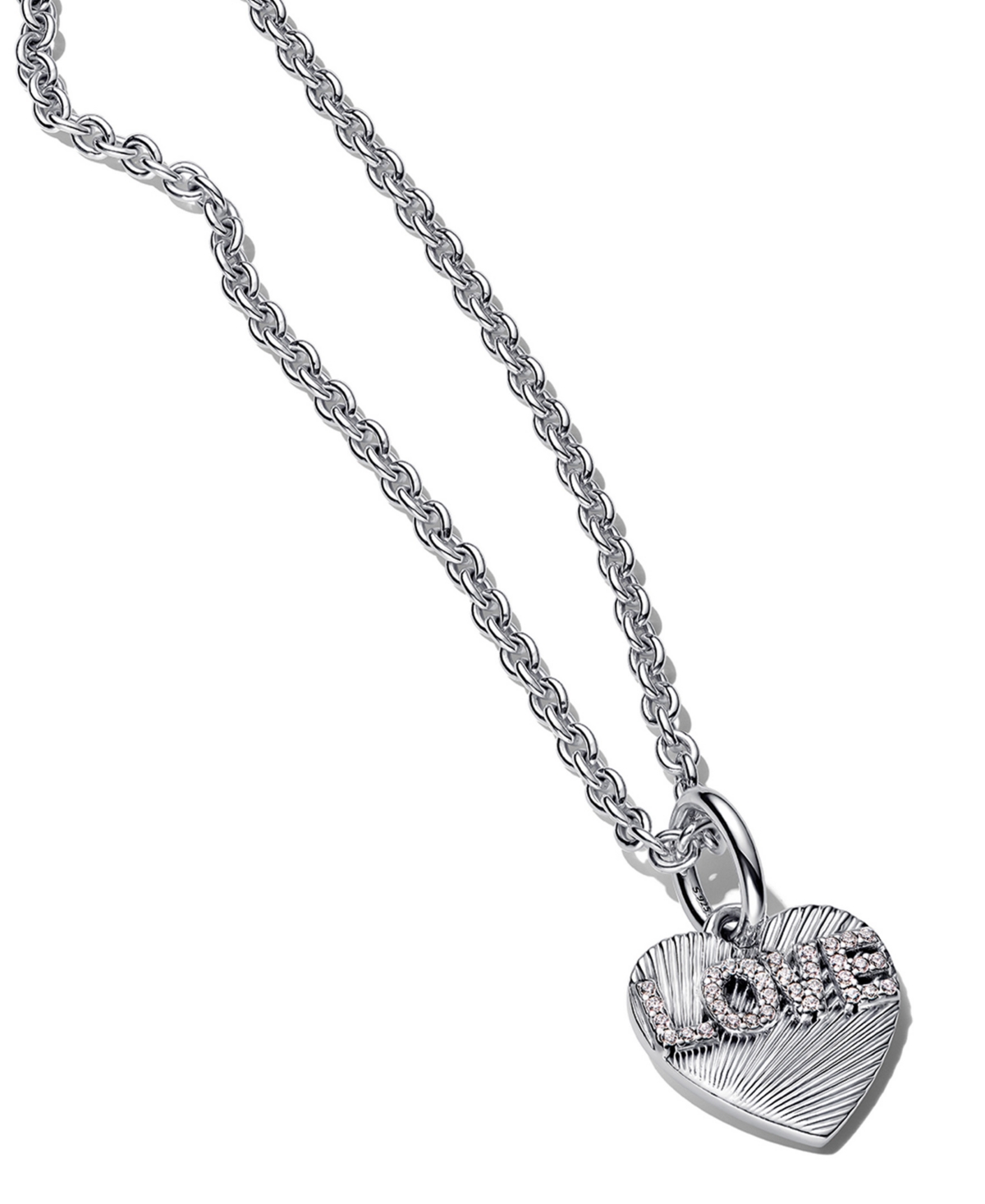 Click here for Pandora Sterling Silver Engravable Love Heart Neck... prices