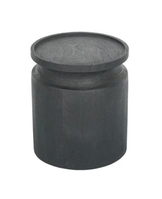 Slickblue Modern Side End Table with Cylinder Jar-Like Design for ...