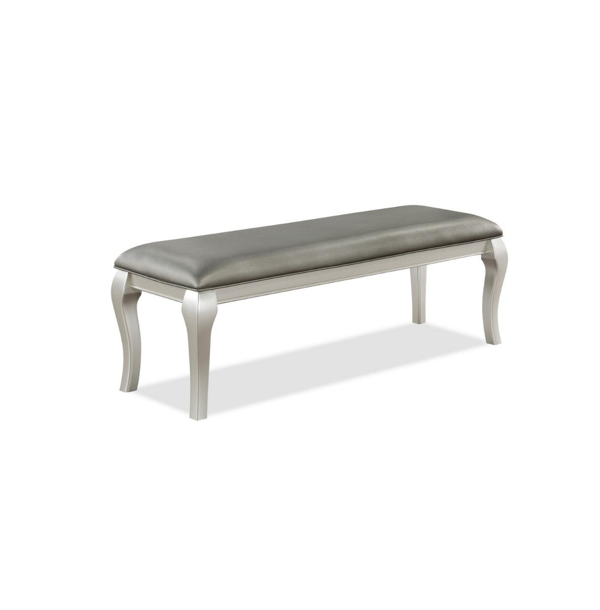 Click here for Wood Frame Counter Height Bench with Faux Leather... prices
